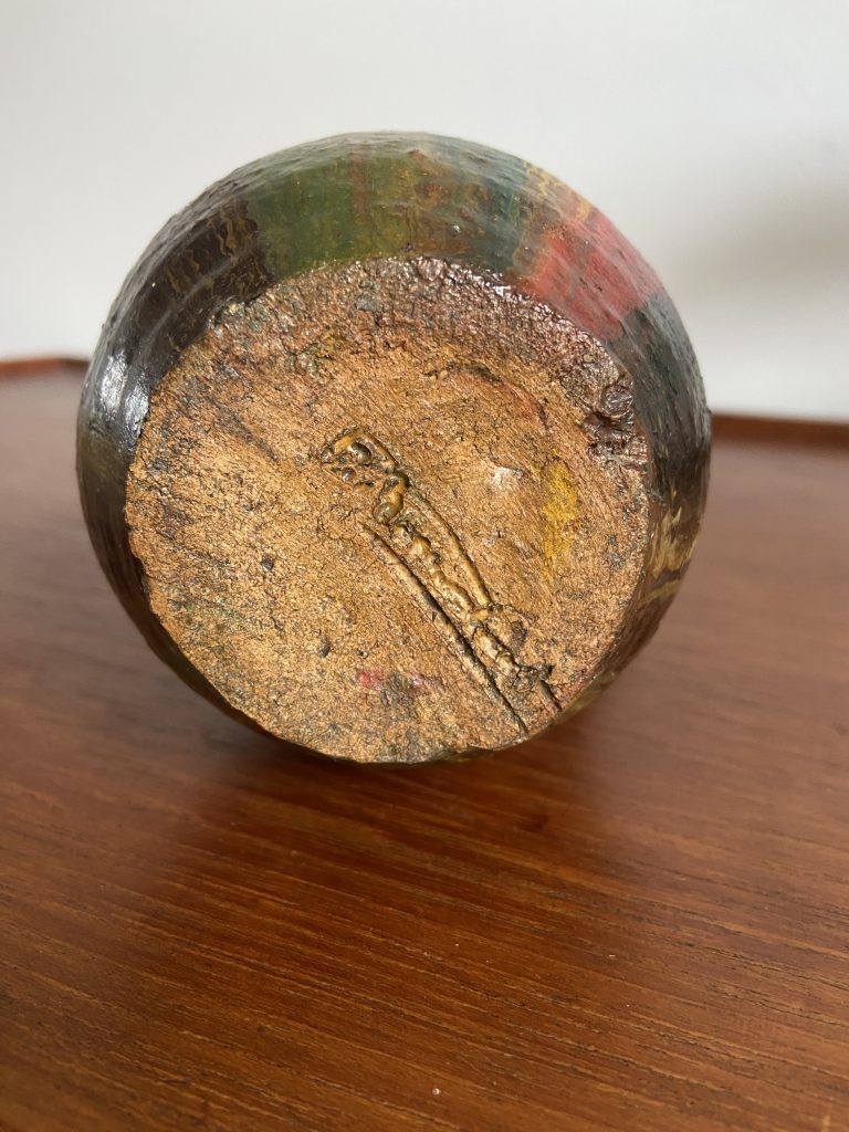 Pichet En Céramique Vernissée Signé Fernand Baudat Années 60