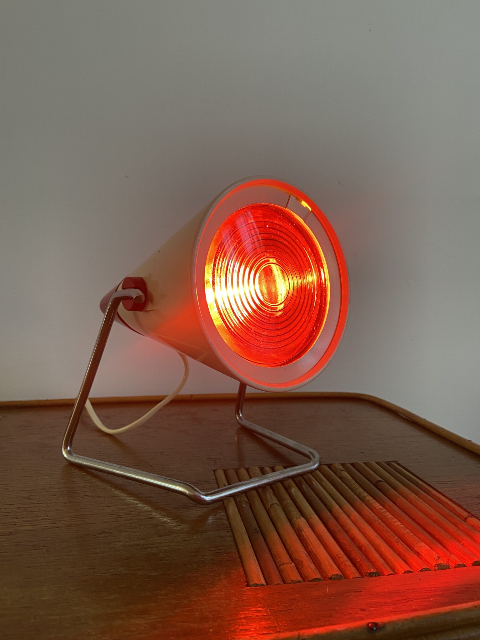 Lampe Vintage Chauffante Infraphil Phillips Made In Holland