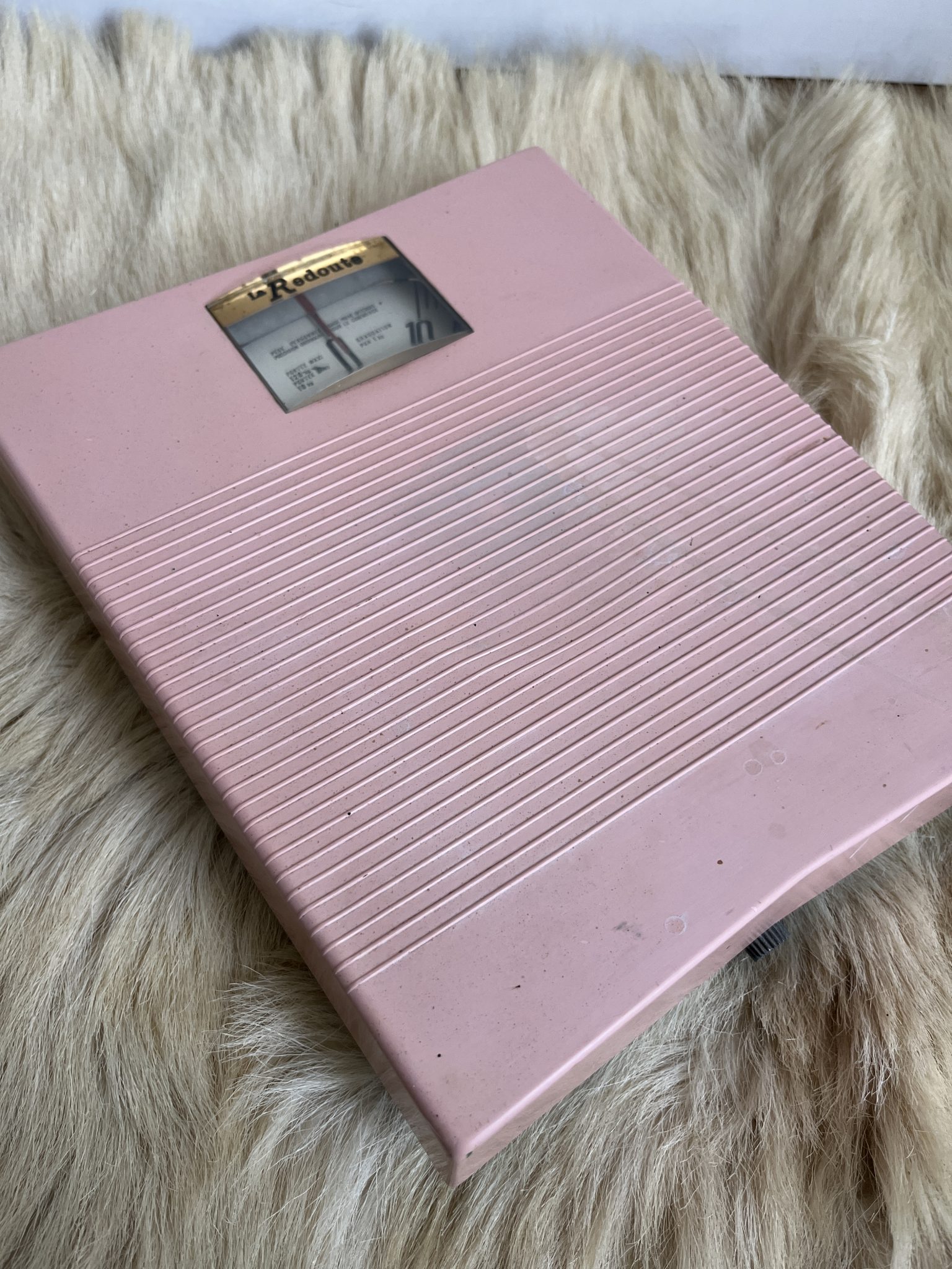 PÈSE PERSONNE MÉCANIQUE VINTAGE ROSE La RedouteVINTAGE ROSE La Redoute